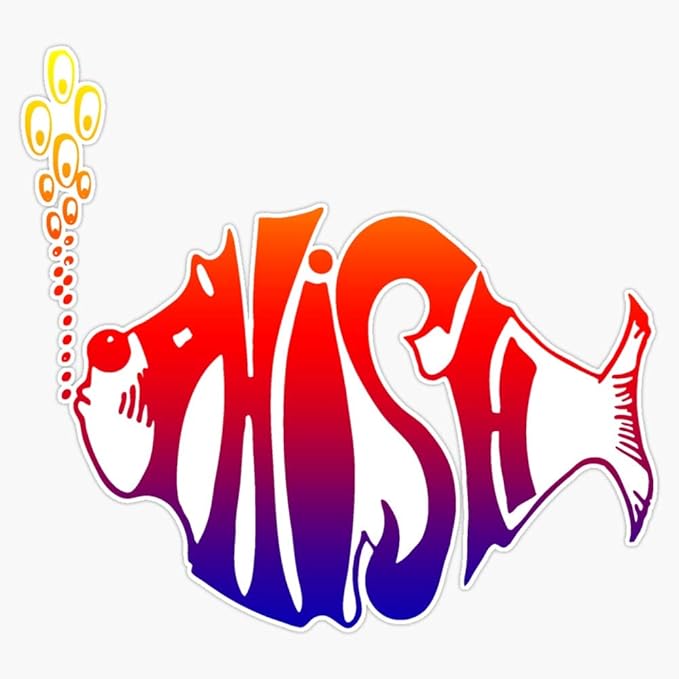 Amazon.com: Phish Logo Gradient Tour 2020 ndasmumet Vinyl Stickers ...
