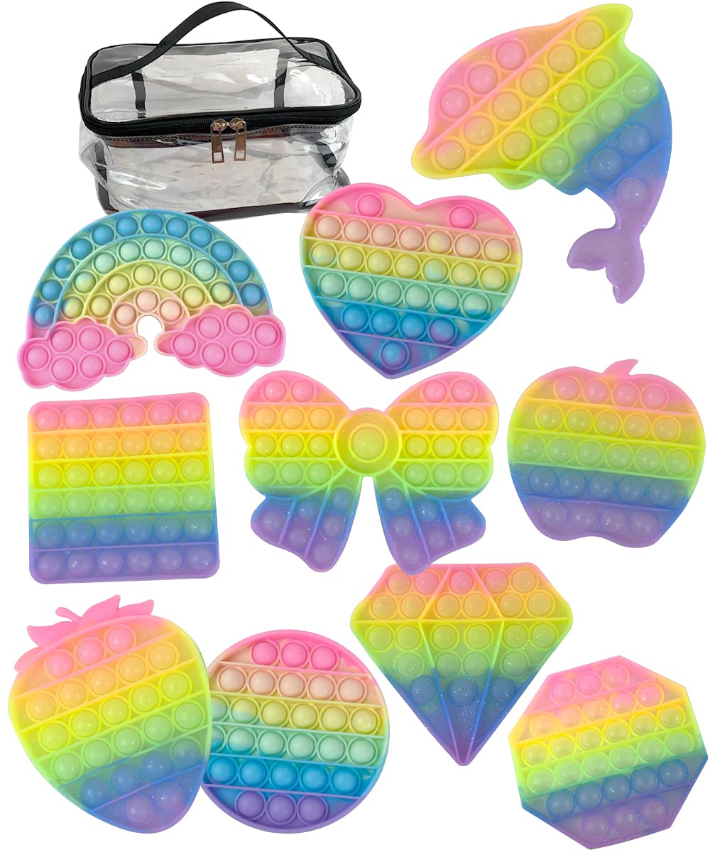 Mua Push Pop Variety Set of 10 Squishy Honey Jumbo Squeeze Big Squeeze ...