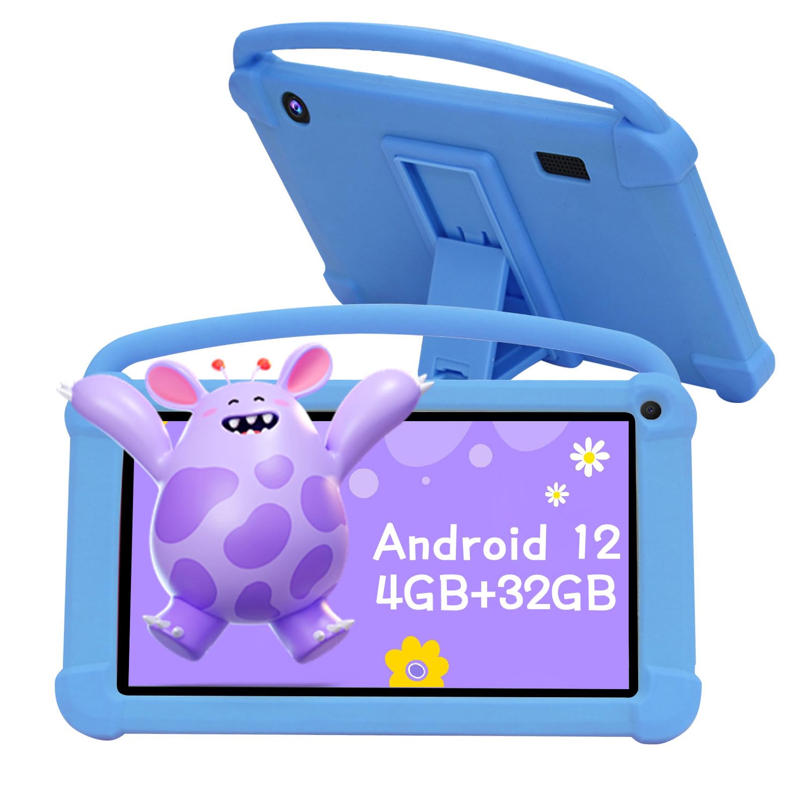 YQSAVIOR Kids Tablets, Android 12 Tablet for Kids, 4GB RAM 32GB ROM ...