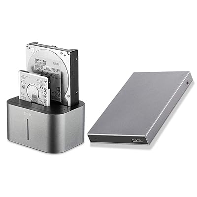 Buy Bundles SSK Aluminum USB3.0 to SATA 2.5” External Hard Drive ...