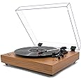 Amazon.com: Vintage 3-Speed Turntable Bluetooth Input Record Player Vinyl Record Player with ...