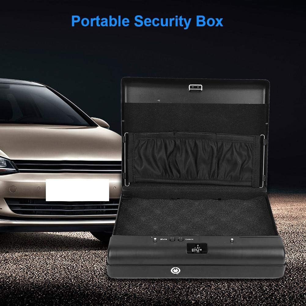 Portable Password Safe Box with Spare Key, Electronic Digital Password ...