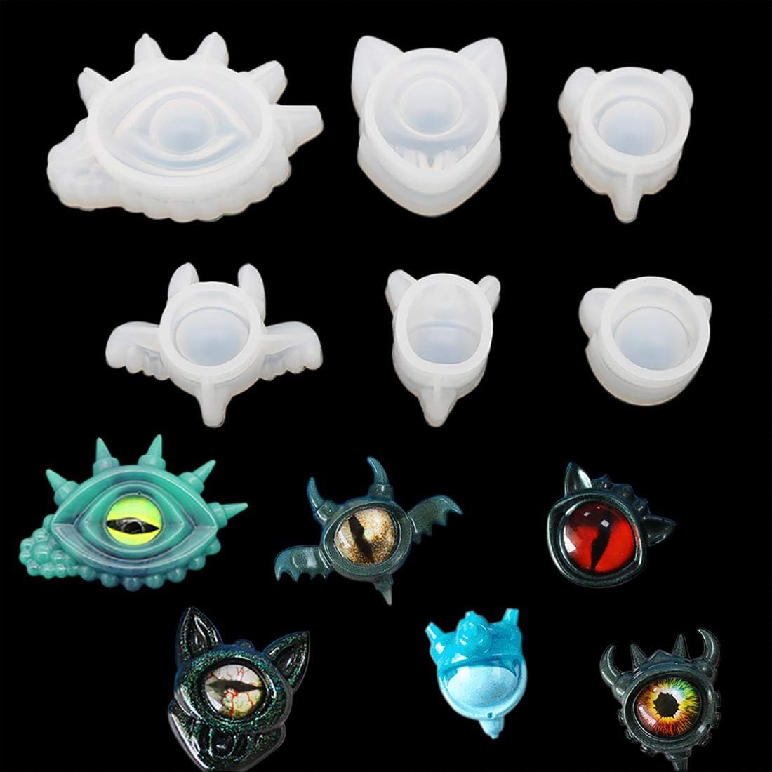 Dragon Eye silicone mold for diy Eyes-Resin Beast eye mold-Jewelry eyes ...