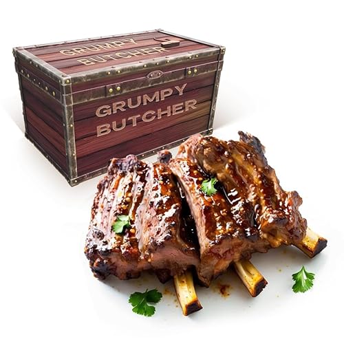 Grumpy Butcher Braised Wagyu Beef Short Ribs, 2 pack (1.5 lb each ...