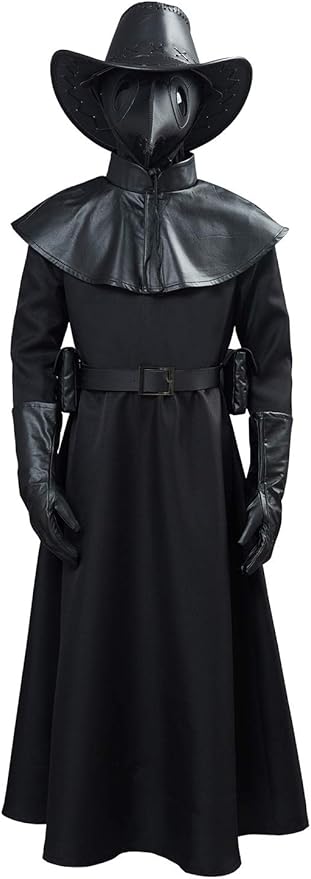 Amazon.com: Kid Plague Doctor Costume Cosplay Outfit: Clothing