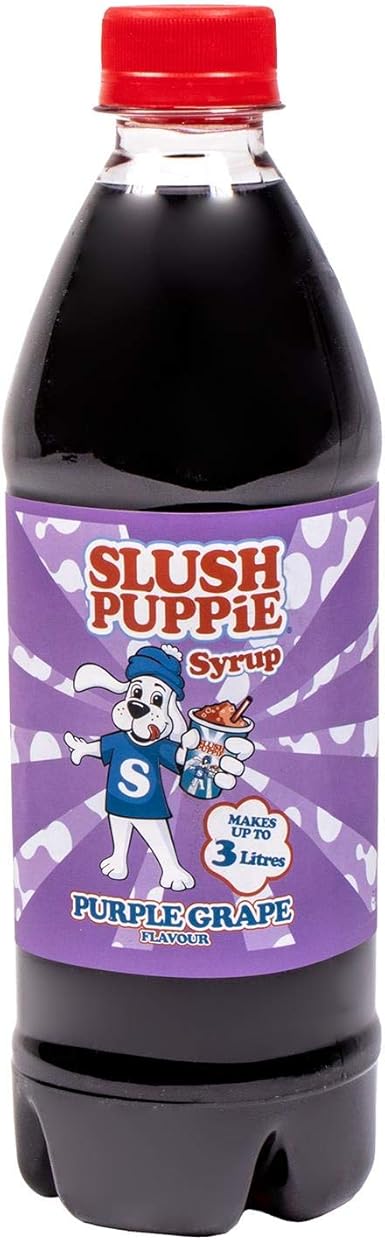 New Purple Grape Flavour Official Slush Puppie Syrup - 500ml: Amazon.co ...