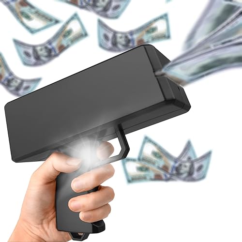 Wowok Money Gun Shooter, Make it Rain Money Toy Gun, Prop Spary Cash ...