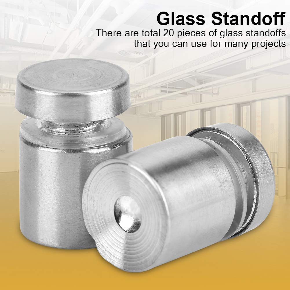 Fasteners 20pcs M 1620mm Stainless Steel SS304 Glass Standoff Advertise ...