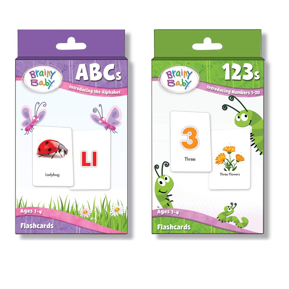 Brainy Babyabcs Flashcards And 123s Flashcards Deluxe Edition ...