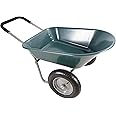 Amazon.com : Two-Wheelbarrow, Garden cart, Unicycle, 15-inch Pneumatic ...