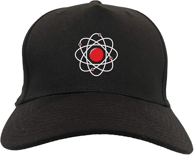 Amazon.com: Atom with Electrons - Atomic Science 5-Panel Snapback Hat ...