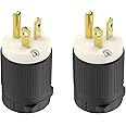 UL Listed NEMA 6-20P Electrical Male Plugs Extension Cord Ends Drop ...