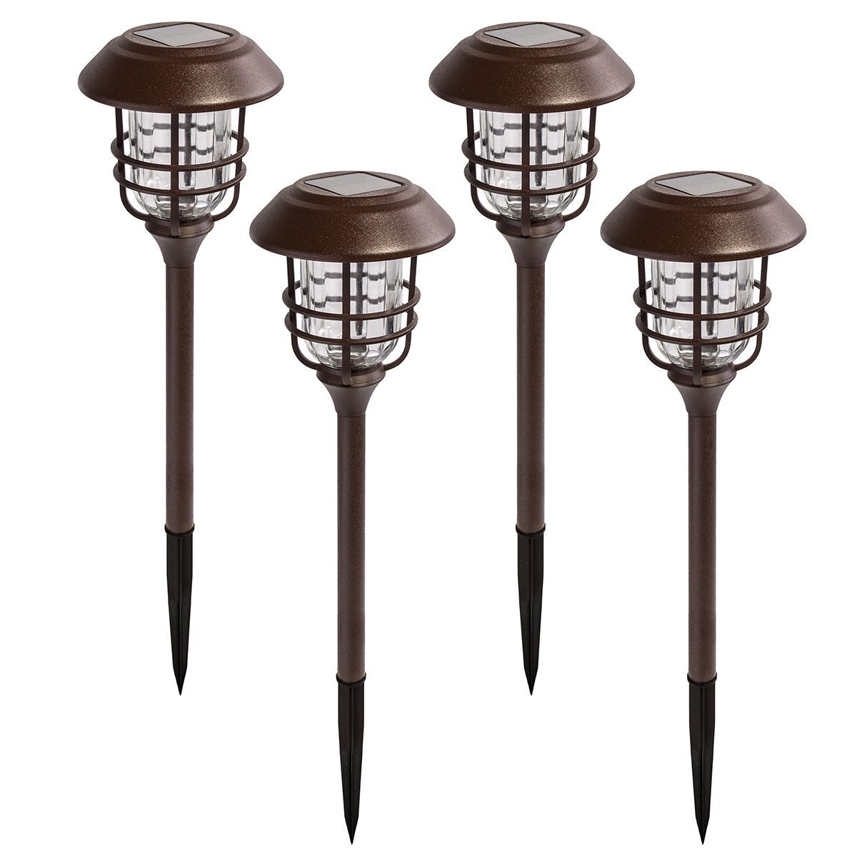 GIGALUMI Super Bright Solar Outdoor Lights 4 Pack Waterproof Metal gigalumi-super-bright-solar-outdoor-lights-4-pack-waterproof-metal