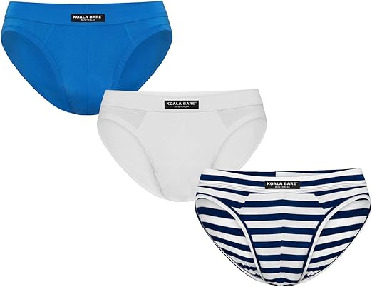 KOALA BARE Men's Bamboo Bikini Underwear 3-Pack Luxury Briefs S-XL ...