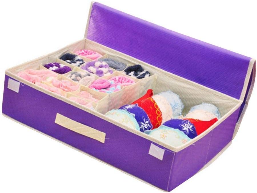 JK Home - Caja de Almacenamiento de Tela no Tejida para Ropa Interior ...