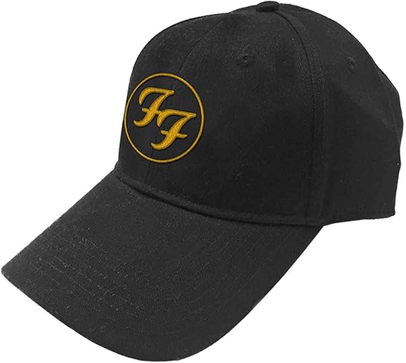 Foo Fighters Baseball Cap FF Band Logo Official Black Unisex One Size ...