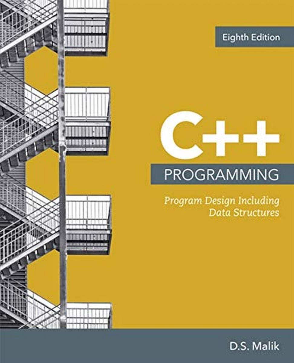 Mua C++ Programming: Program Design Including Data Structures (MindTap ...