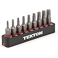 Amazon.com: TEKTON 1/4 Inch Hex Bit Set with Rail, 9-Piece (2-6 mm) | DZX93002