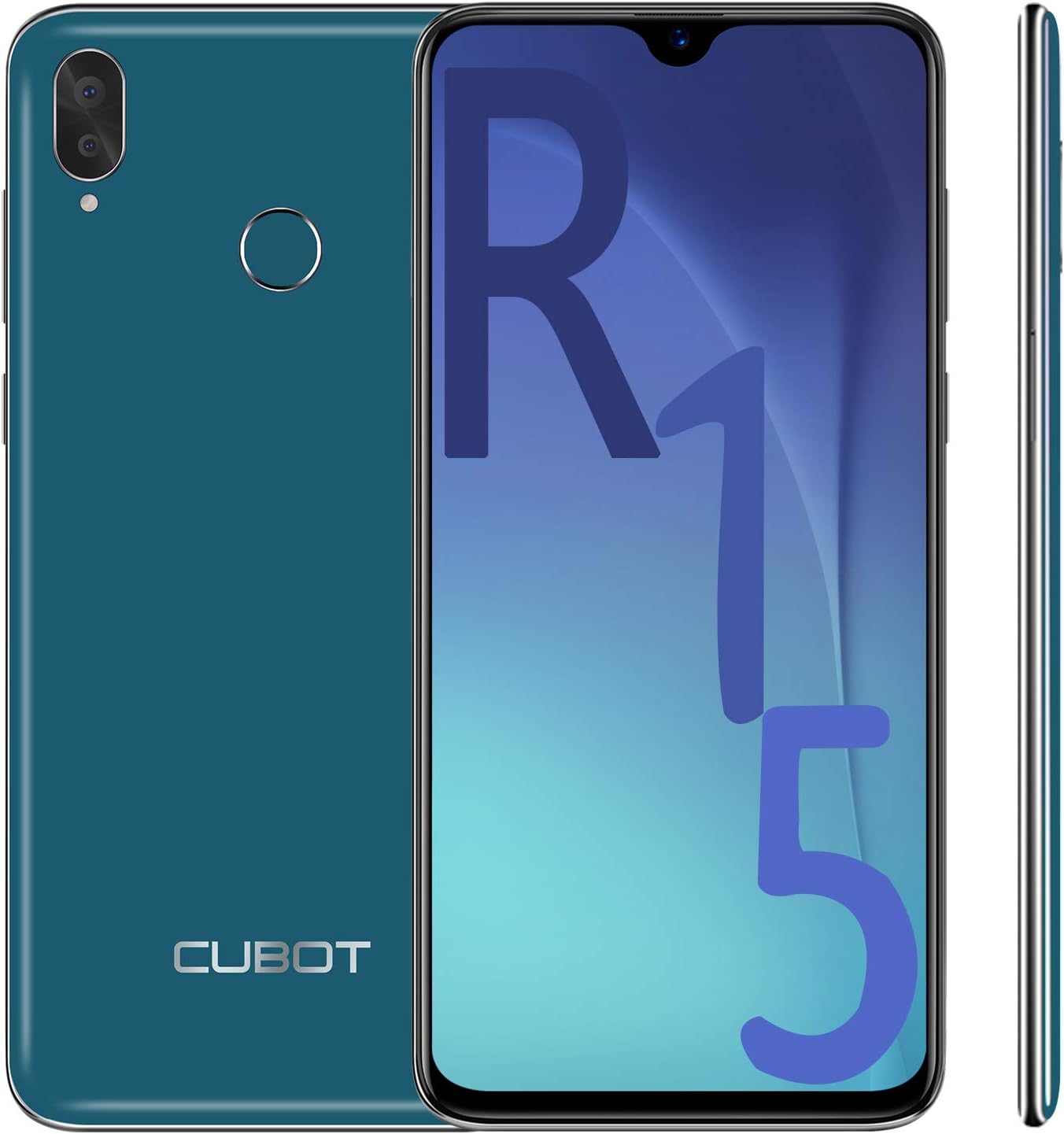 CUBOT R15 SIM Free Moible Phone, 6.2-Inch Dewdrop Full-screen ...