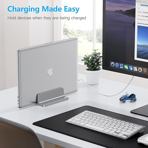 Laptop Holder OMOTON Aluminum Laptop Stand - Fits MacBook, Surface ...