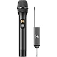 Amazon.com: TONOR Wireless Microphone, UHF Metal Cordless Handheld Mic System with Rechargeable ...