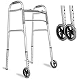 Amazon.com: Vive Folding Walker for Seniors - Sturdy Steel Foldable ...
