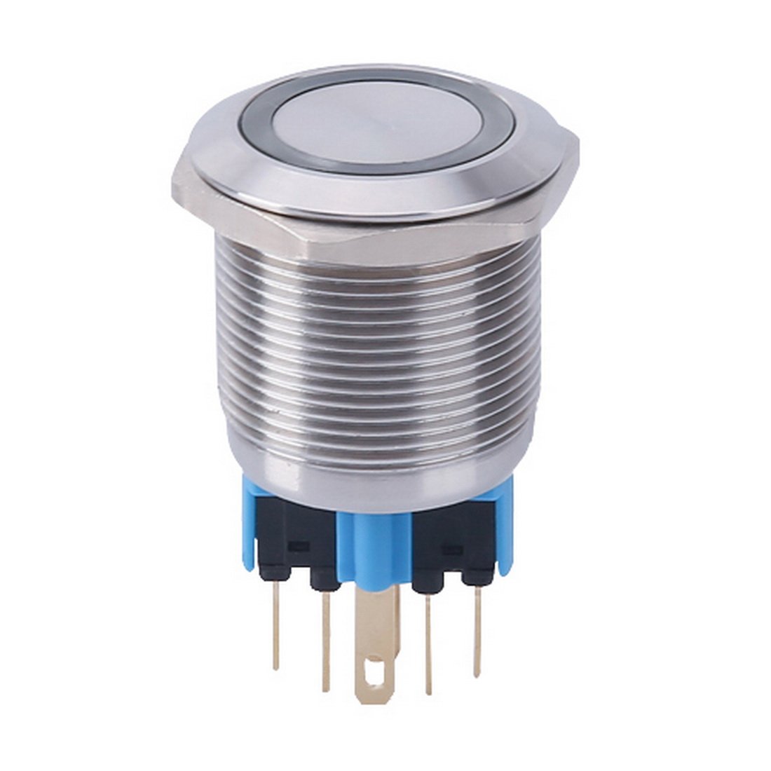 Switches & Relays WerFamily 22mm Angel Eye Red LED Waterproof Stainless ...