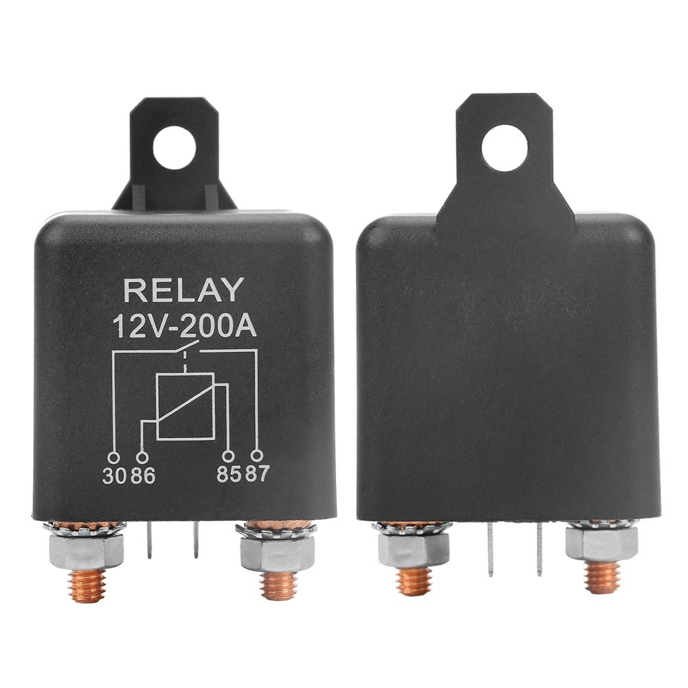 Start Relay, WM686 12V 4-Pin 200A Start Relay Heavy Duty Car ON/OFF ...
