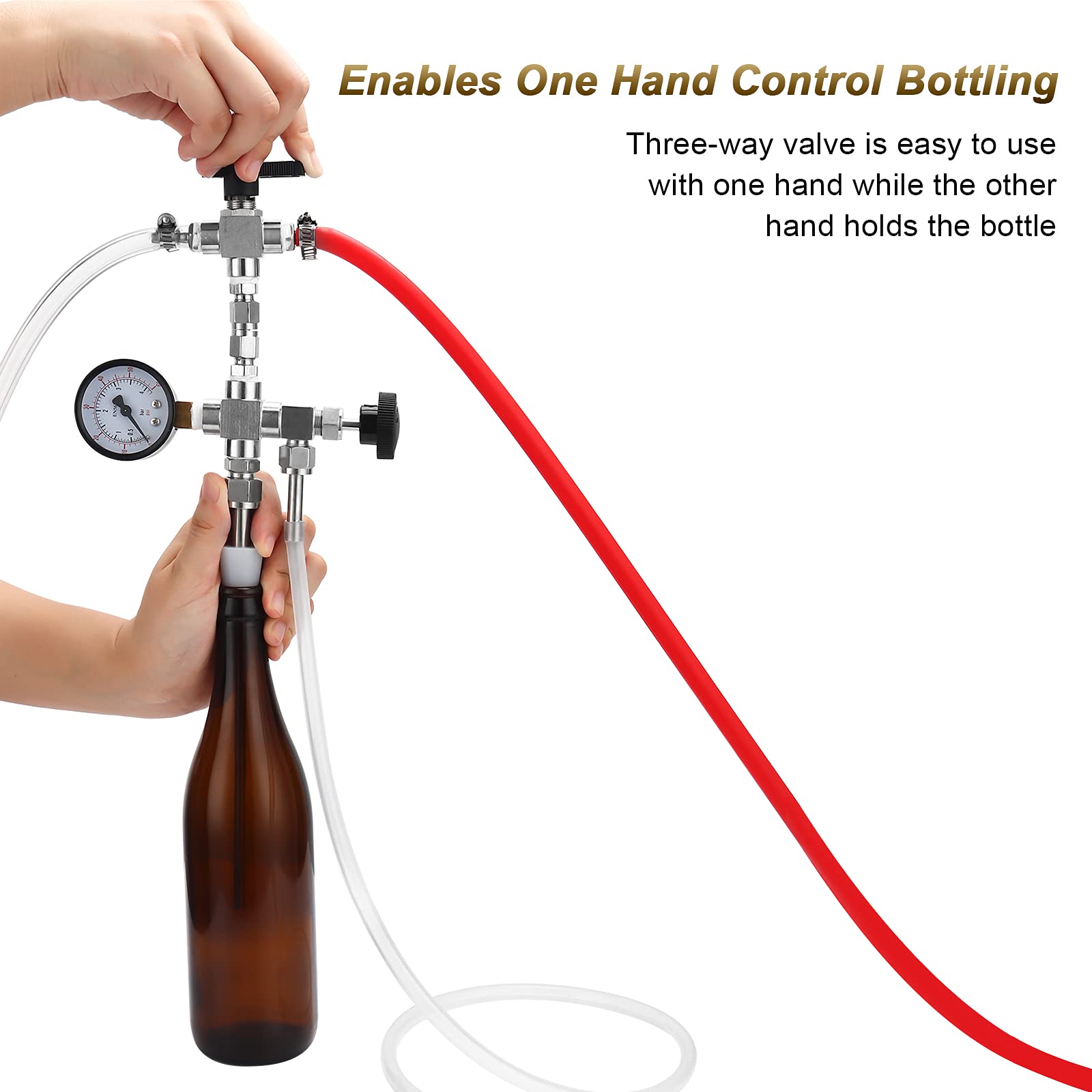 Mua Counter Pressure Bottle Filler Stainless Steel Bottle Filler Counter Pressure Beer Bottling ...