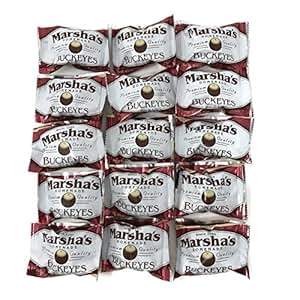 Amazon.com : Marsha's Buckeyes Homemade Chocolate Peanut Butter Candy ...