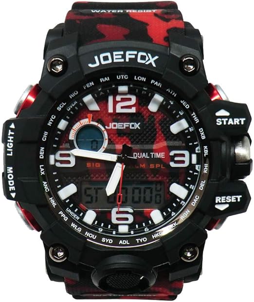 Joefox Reloj De Pulsera Digital para Hombre, Analógico Deportivo ...