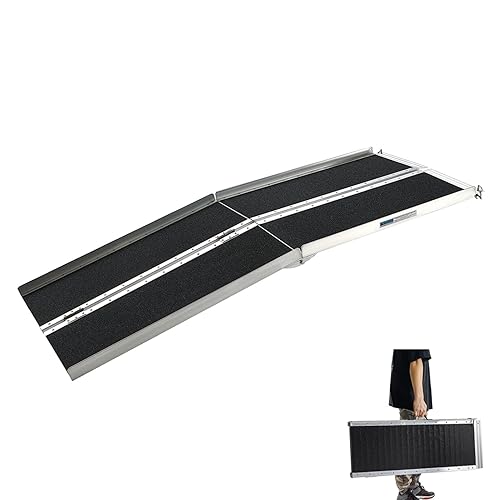 Wheelchair Ramps 10FT, gardhom 600lbs Capacity Wide 28.3” Folding ...