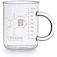 Amazon.com | Caffeine Beaker Mug, Caffeine Molecule Mug - Chemistry Mug ...