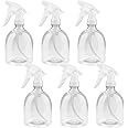 Amazon.com: Plastic Spray Bottle,16oz/500ml Empty Clear Spray Bottles ...