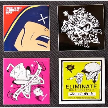 Amazon.com: Adult Swim - Rare Advertising Stickers - Set of 4 ...