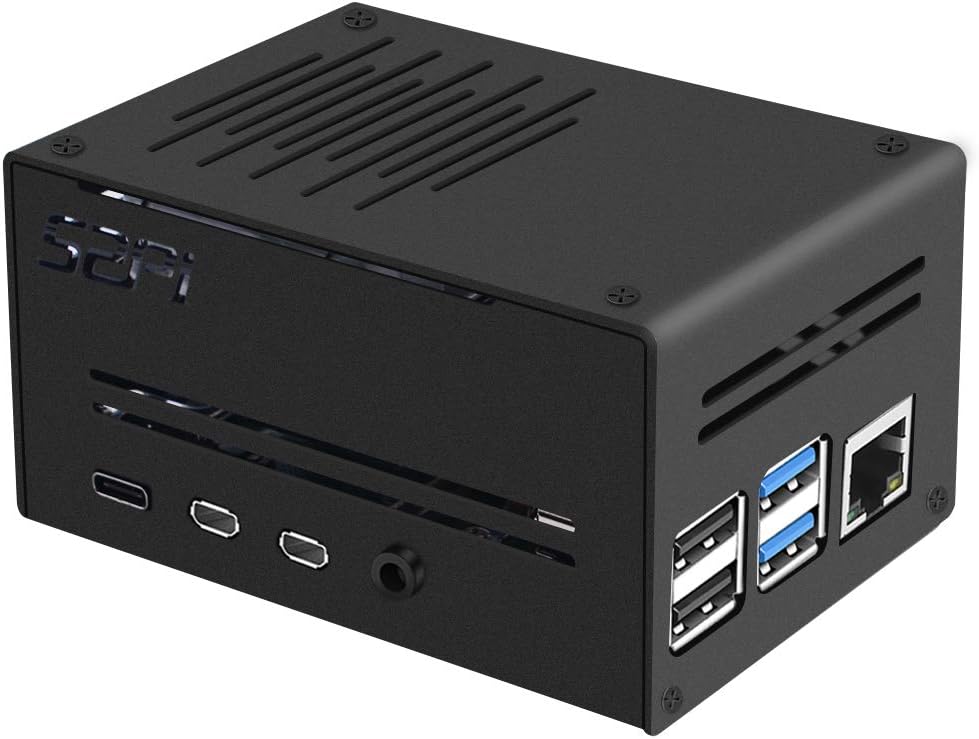 GeeekPi Raspberry Pi 4 Metal Case For Raspberry Pi Low-profile CPU Cooler,Raspberry Pi ...