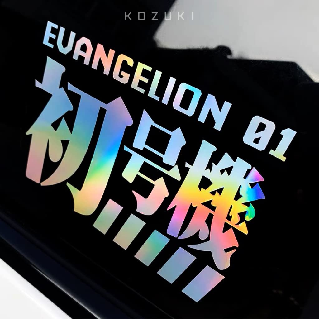 Mua Evangelion CAR Stickers Waterproof Laser Reflective EVA 01 Stickers ...