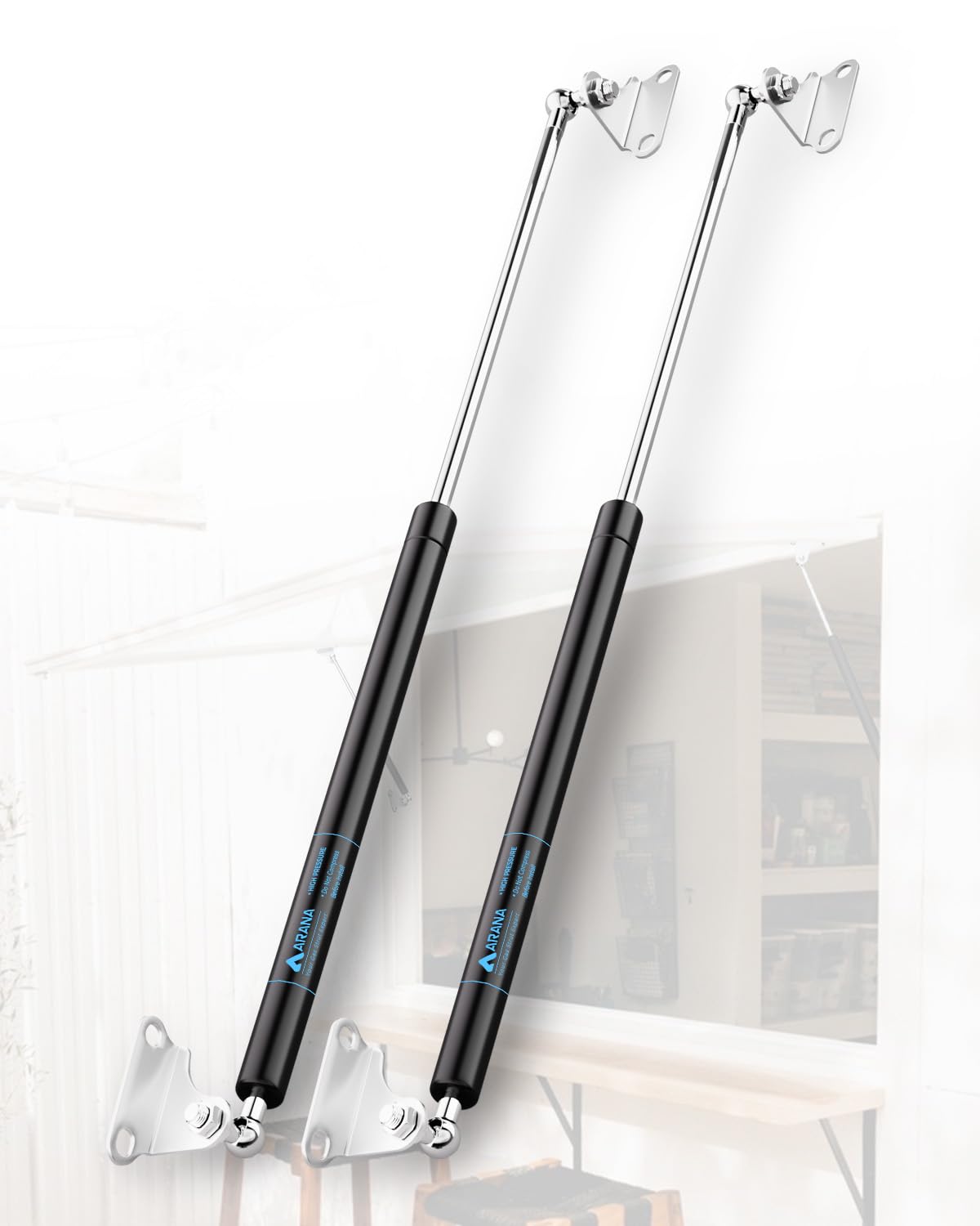 ARANA Gas Struts 36 inch 35Lbs with Mounting Brackets, 36" 156N Gas ...