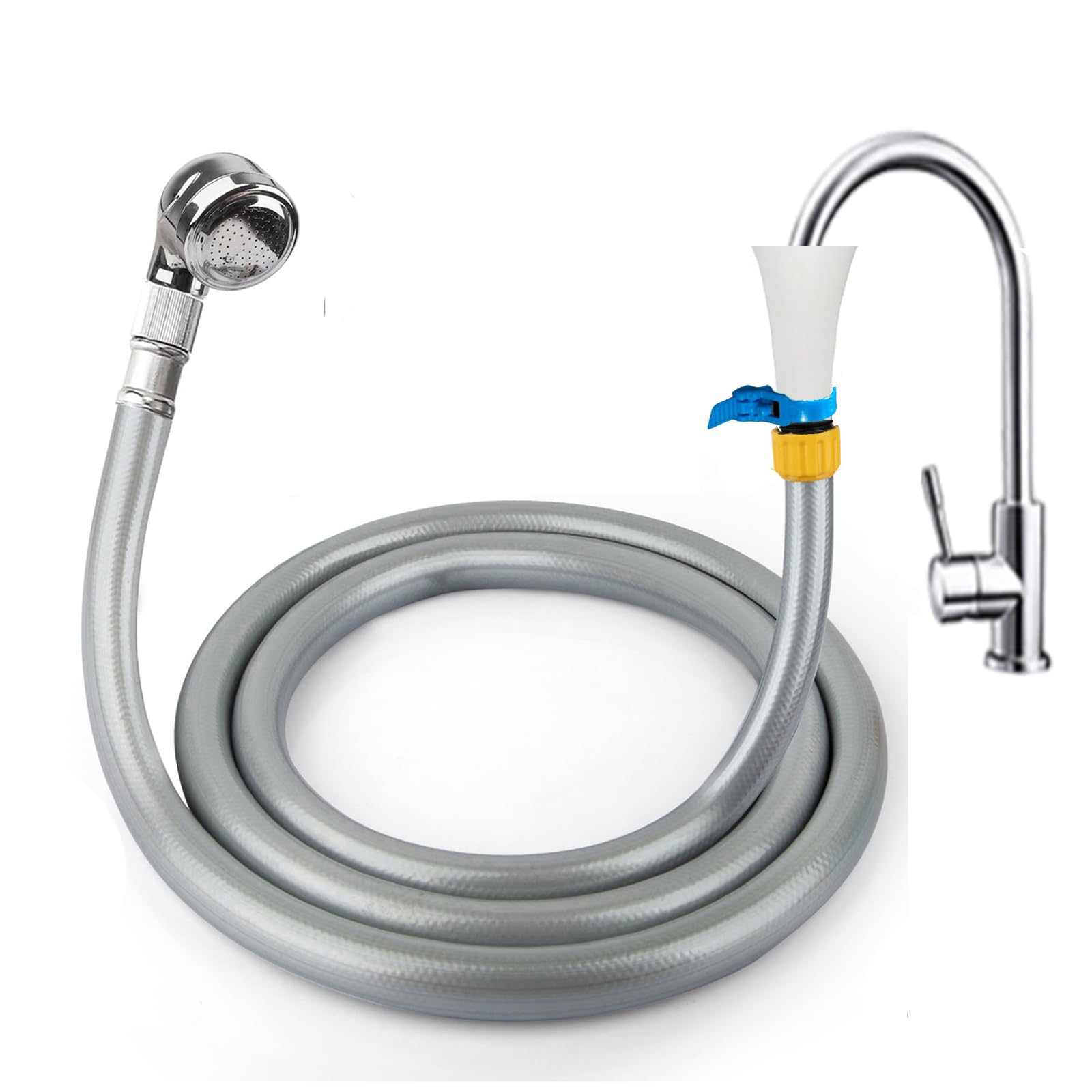 Tub Faucet Sprayer Attachment: For Less Than 1.5 in faucets,Shower Head ...