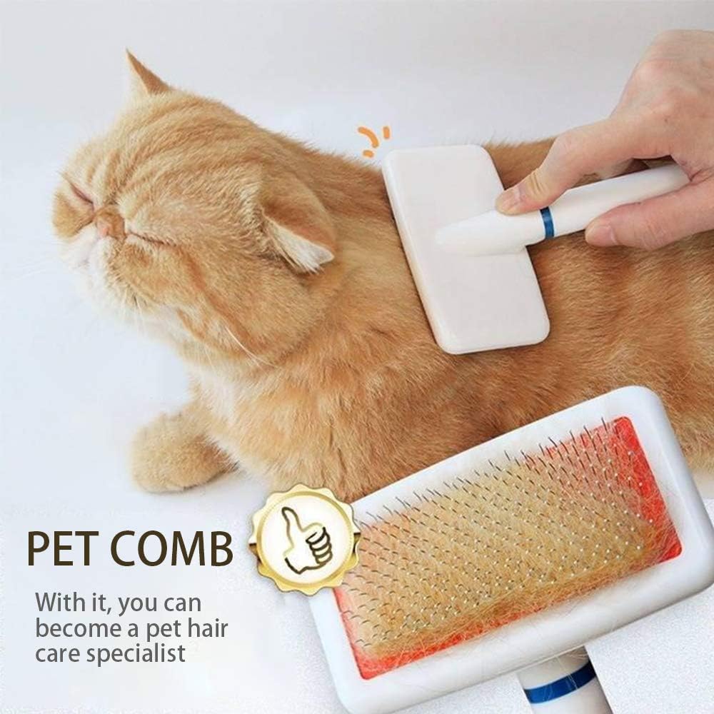 M.Q.L. Slicker Hair Brush for Rabbit and Guinea Pig, Small Pet Grooming ...