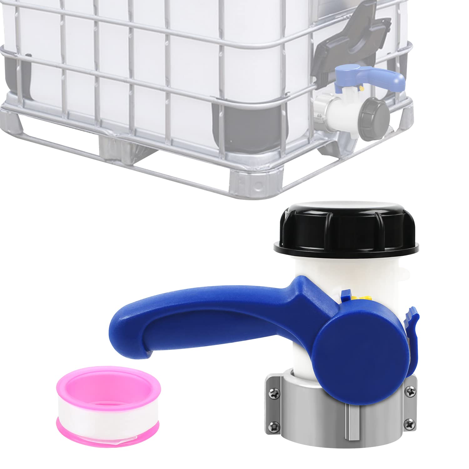 Mua MaxAwe 62 mm IBC Ball Valve, Flap Valve, DN40 IBC Outlet Valve ...