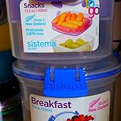 Sistema To Go Compact Breakfast Storage Container, 530 ml: Amazon.co.uk ...