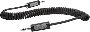 Amazon.com: Griffin Technology GC17055 Auxiliary Audio Cable - Coiled ...