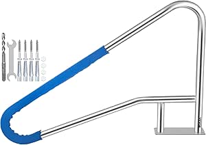 Amazon.com : VEVOR Pool Rail 55x32 Pool Railing 304 Stainless Steel ...