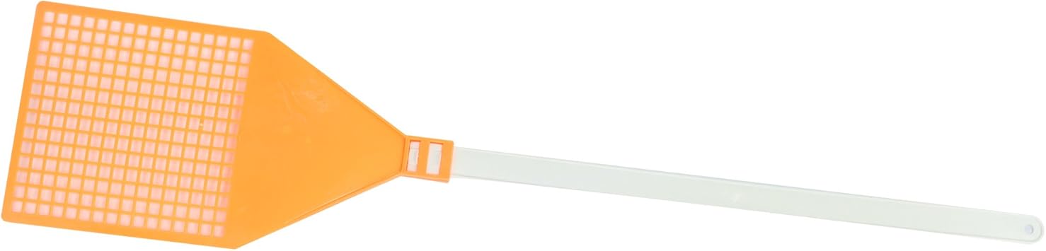 Orange Oversized Giant Fly Swatter Long Reach (80cm): Amazon.co.uk ...