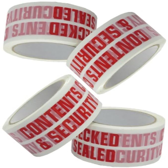 36 LARGE ROLLS OF CONTENTS CHECKED SECURITY SEALED PRINTED WHITE ...