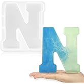 Amazon.com: Gartful 7 Inch Large Letter Molds for Resin, K Capital ...