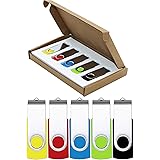 RAOYI 5Pack 64GB USB Flash Drives Thumb Drive Memory Stick Slide ...