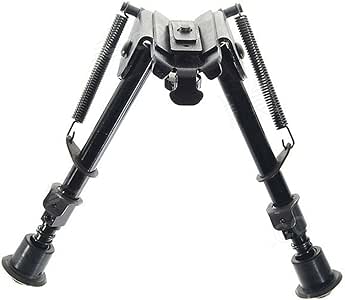 21cm Universal Steel Rifle BIPOD for Rifles - Black (Universal Mount ...