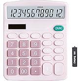 Amazon.com : Calculator, Splaks 3 Pack Standard Functional Desktop Calculator Solar and AA ...